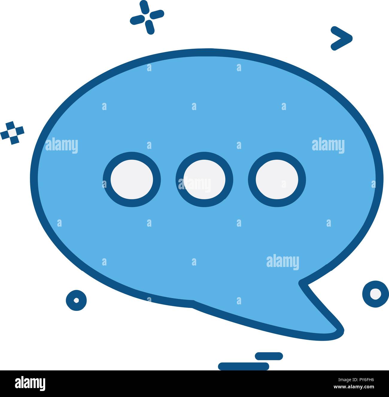 Message icon design vector Stock Vector Image & Art - Alamy