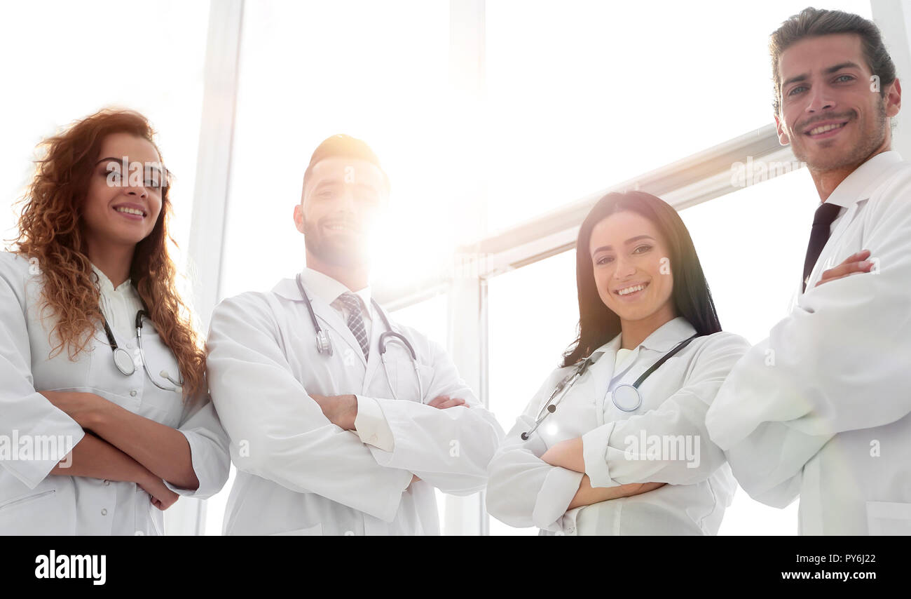 closeup.a group of doctors Stock Photo - Alamy