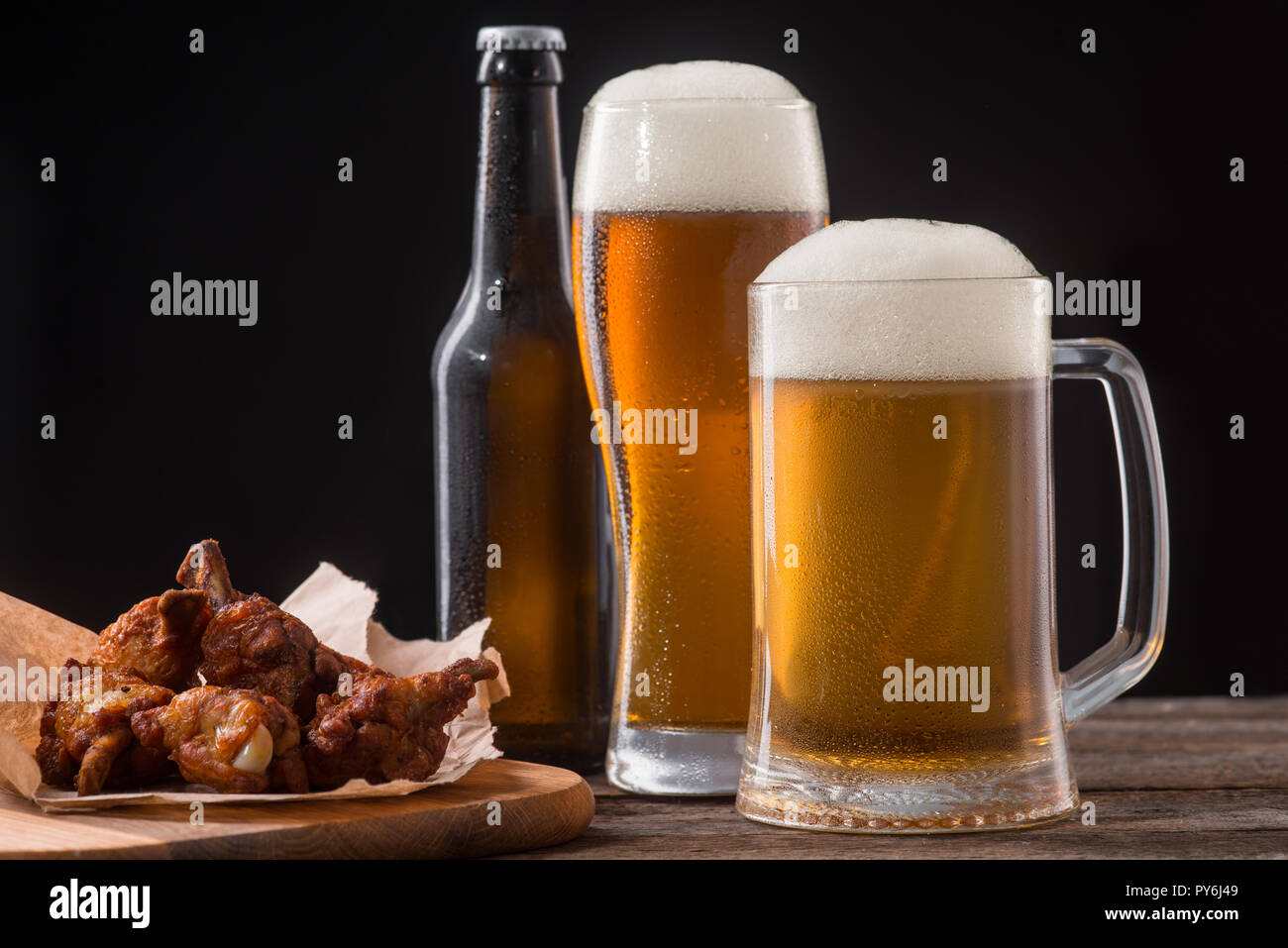 Chicken meat for beer Stock Photo - Alamy