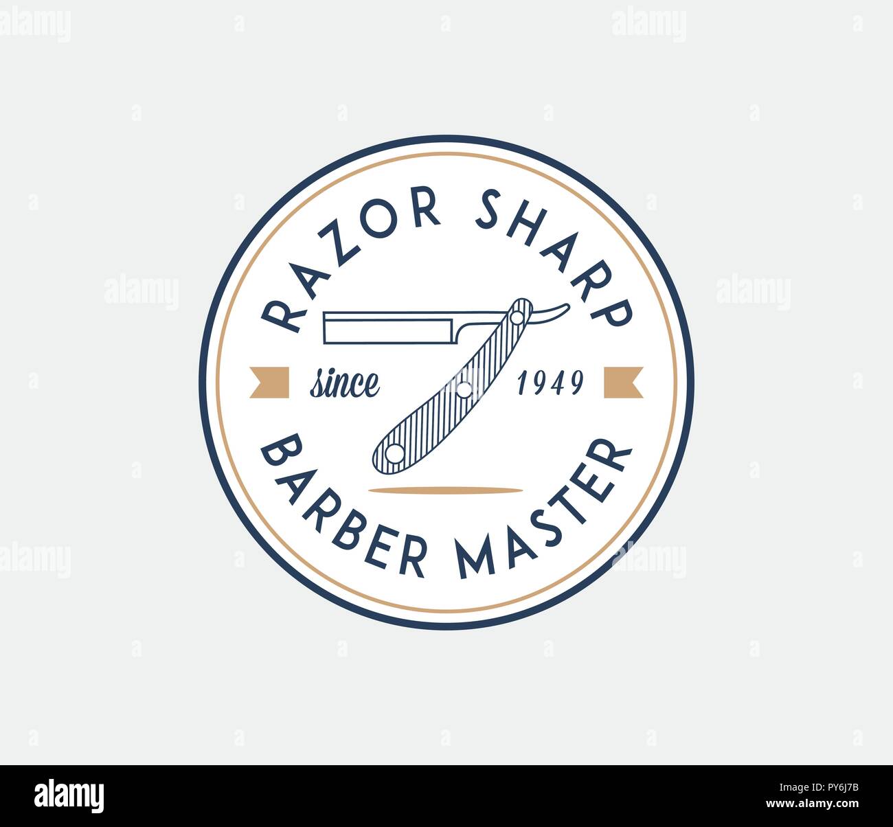 Barber razor sharp is a vector illustration about style Stock Vector ...
