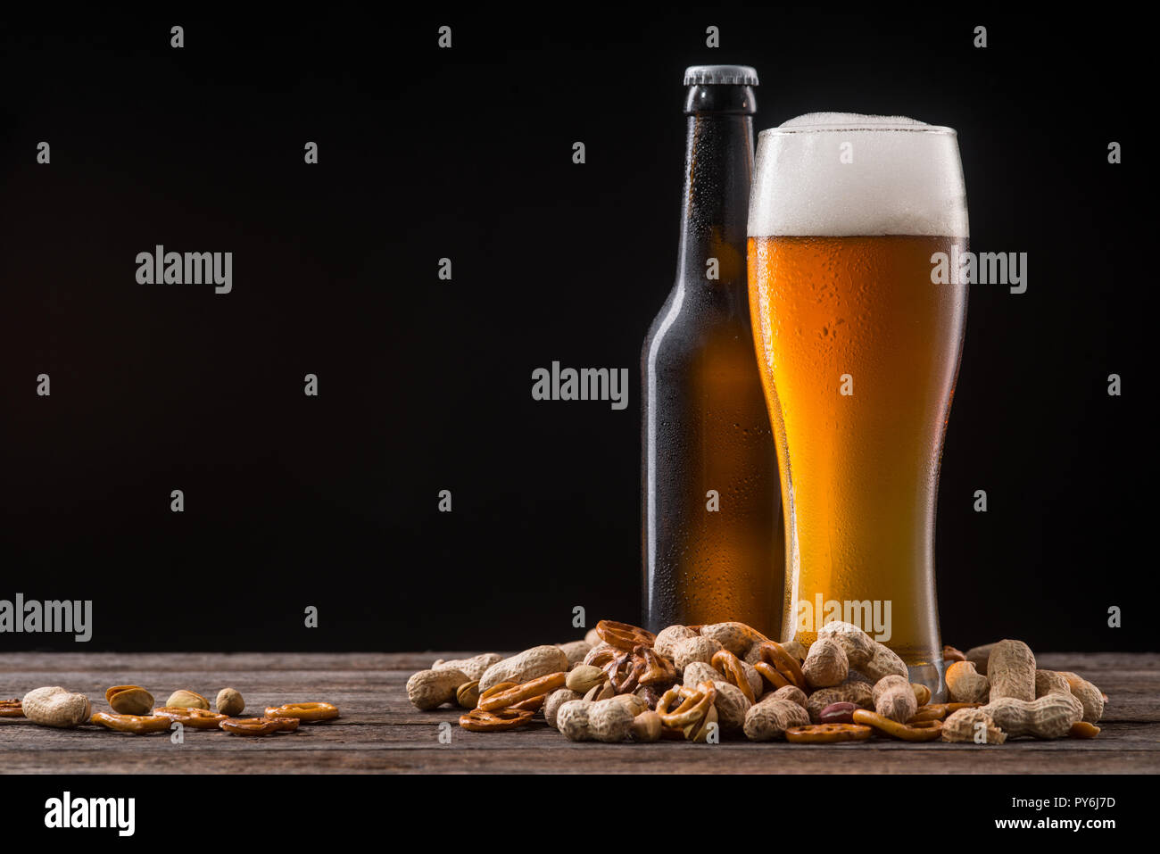 Beer and appetizers Stock Photo - Alamy