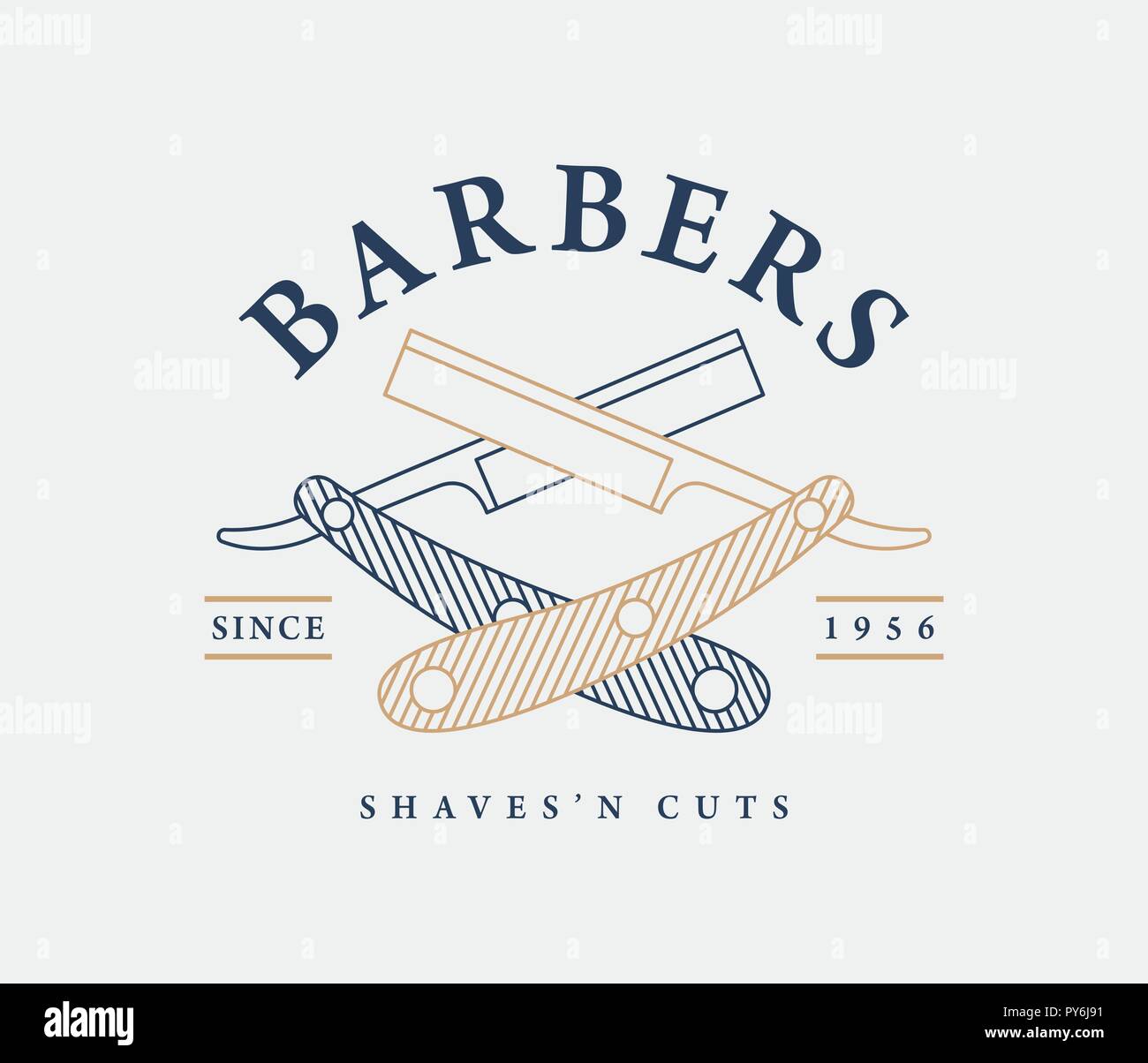 Barbers symbol Stock Vector Images - Alamy