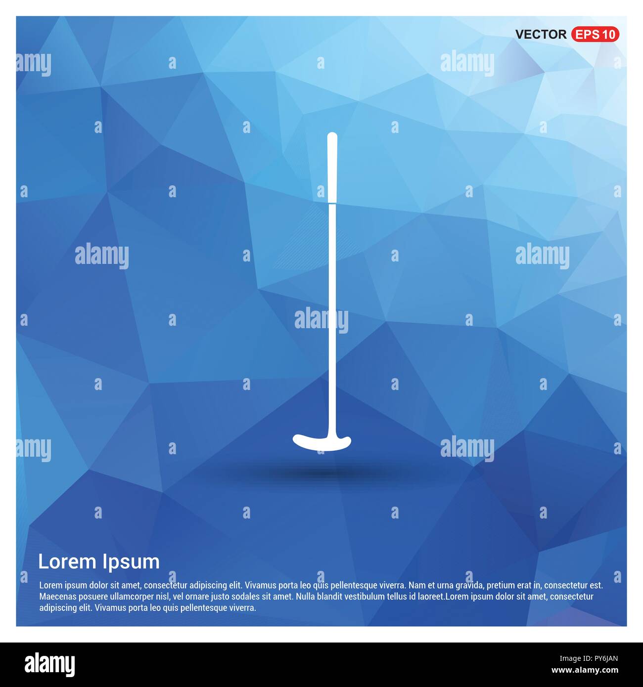 Driving the golf ball Stock Vector Images - Alamy