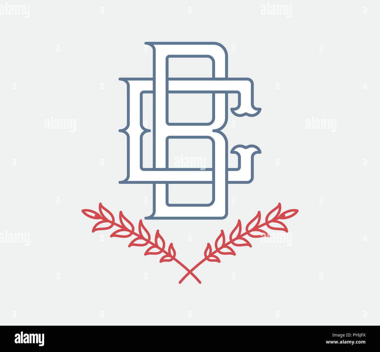 Baseball Champions monogram is a vector illustration about sport Stock ...