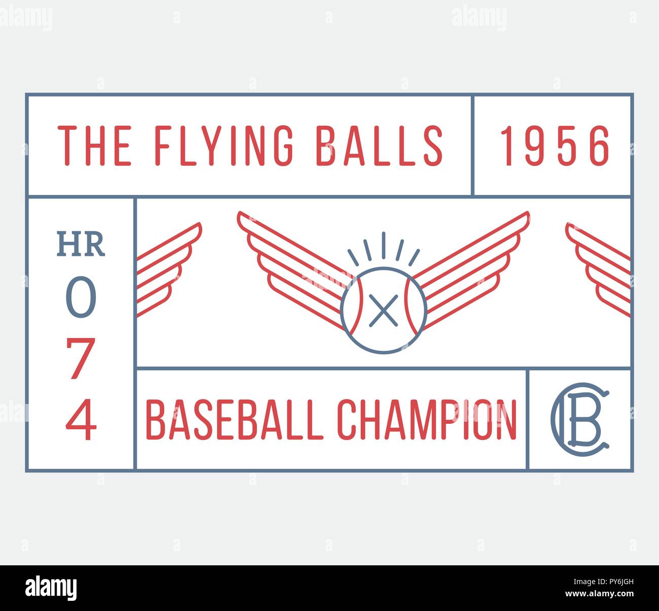 Baseball flying balls is a vector illustration about sport Stock Vector ...