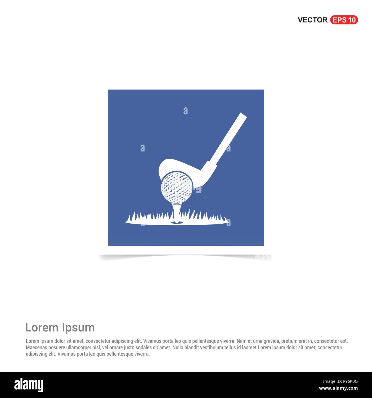 Golf swing photo illustration Stock Vector Images - Alamy