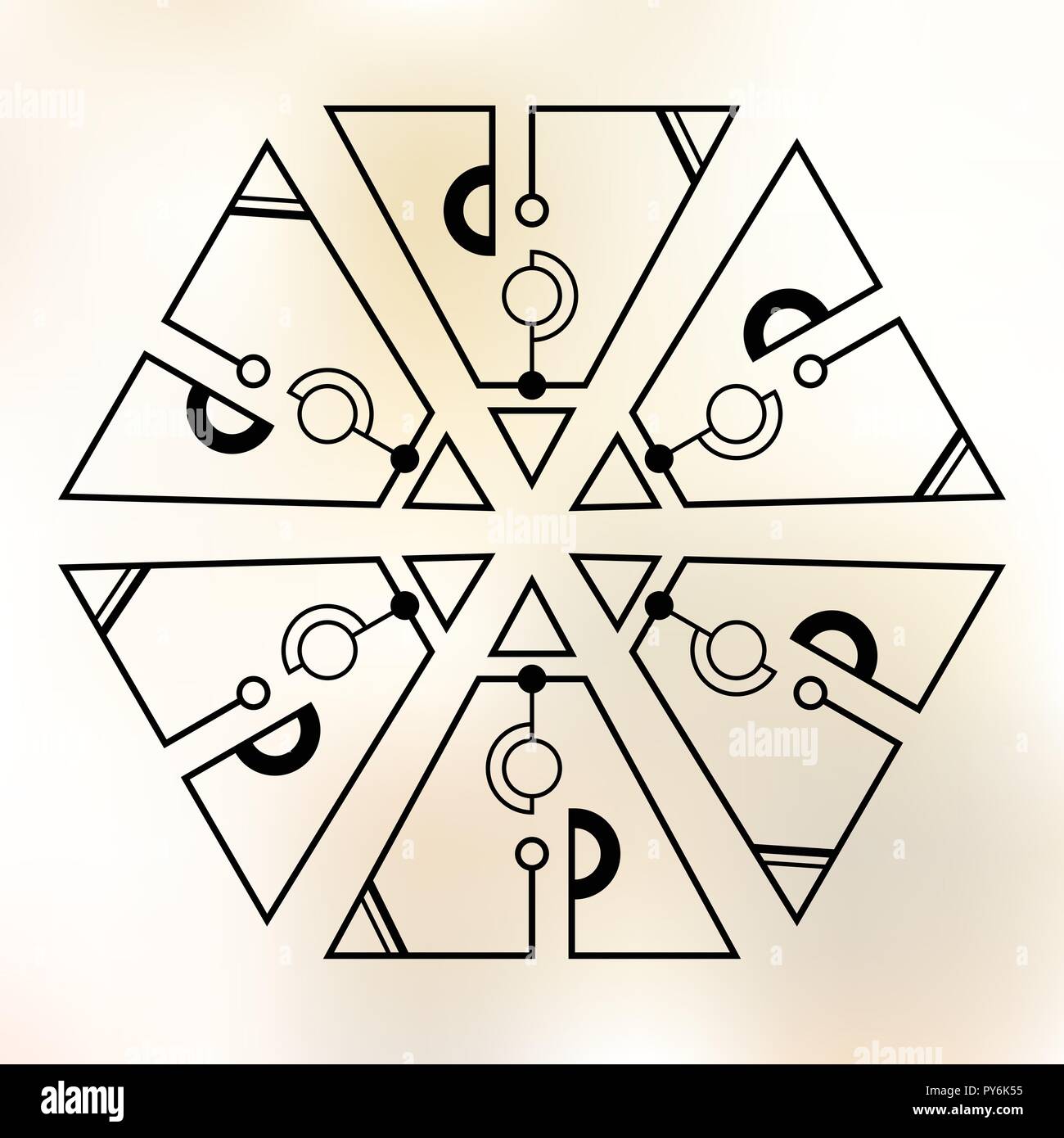 Symmetrically Stock Vector Images - Alamy