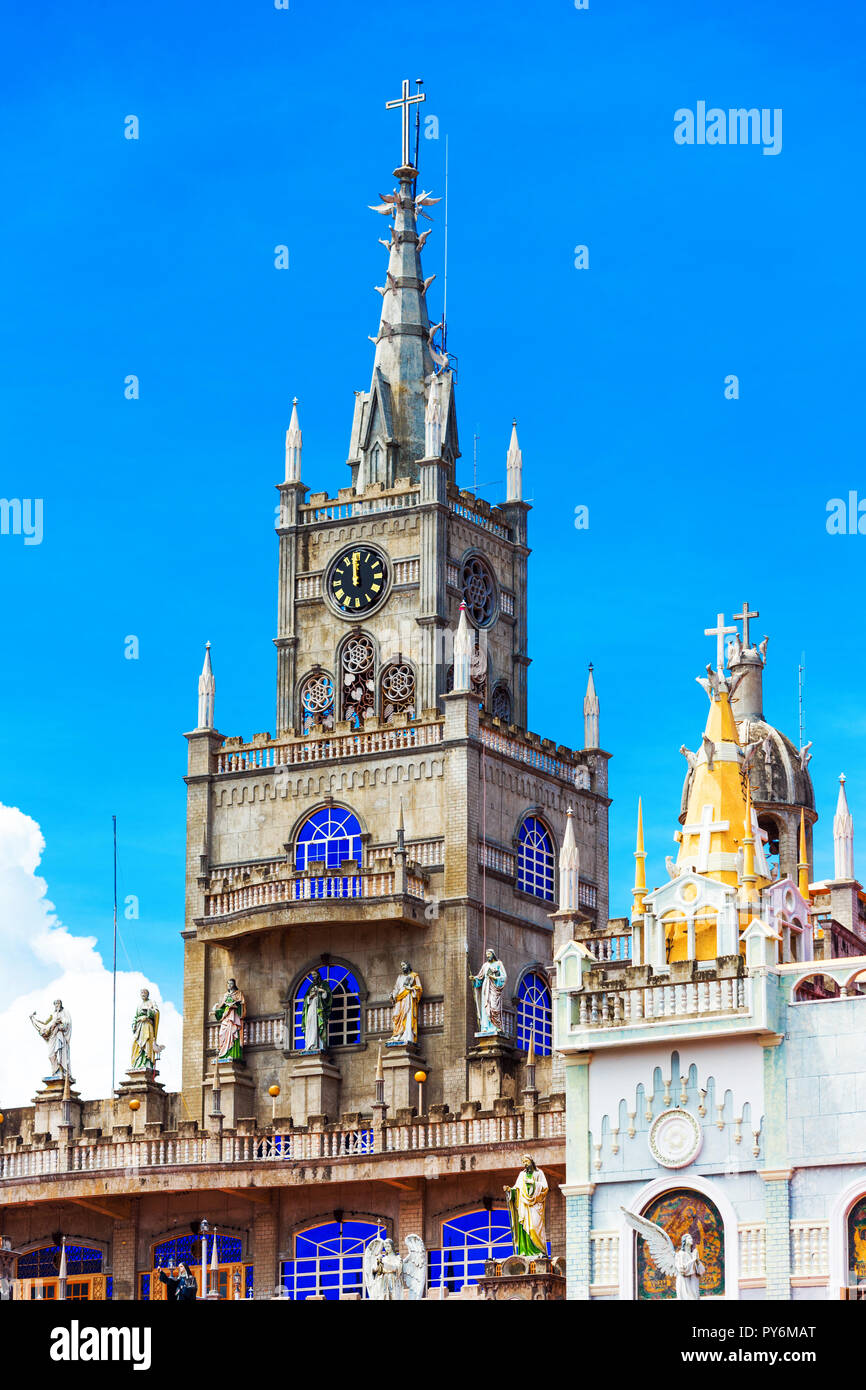 The Catholic Simala Shrine in Sibonga, Cebu, Philippines. Vertical ...