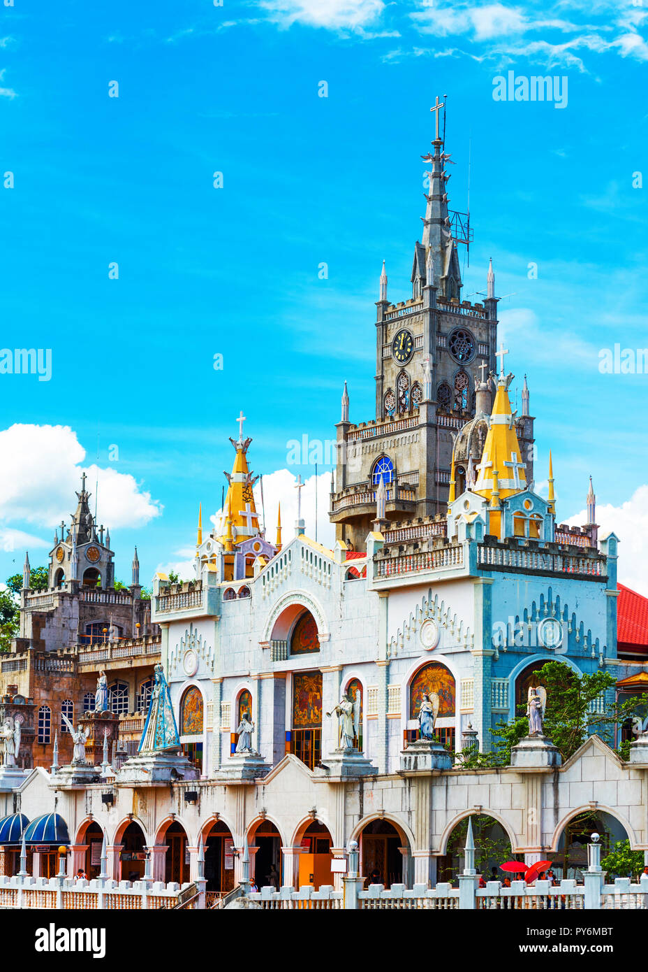 The Catholic Simala Shrine in Sibonga, Cebu, Philippines. Vertical Stock Photo - Alamy