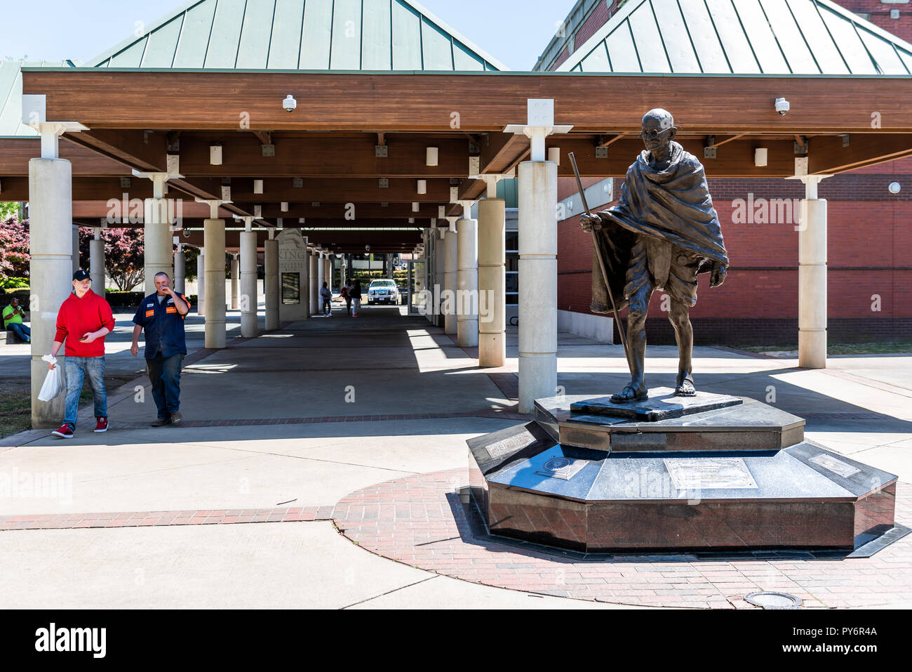 Atlanta, USA - April 20, 2018: Historic MLK Martin Luther King Jr ...