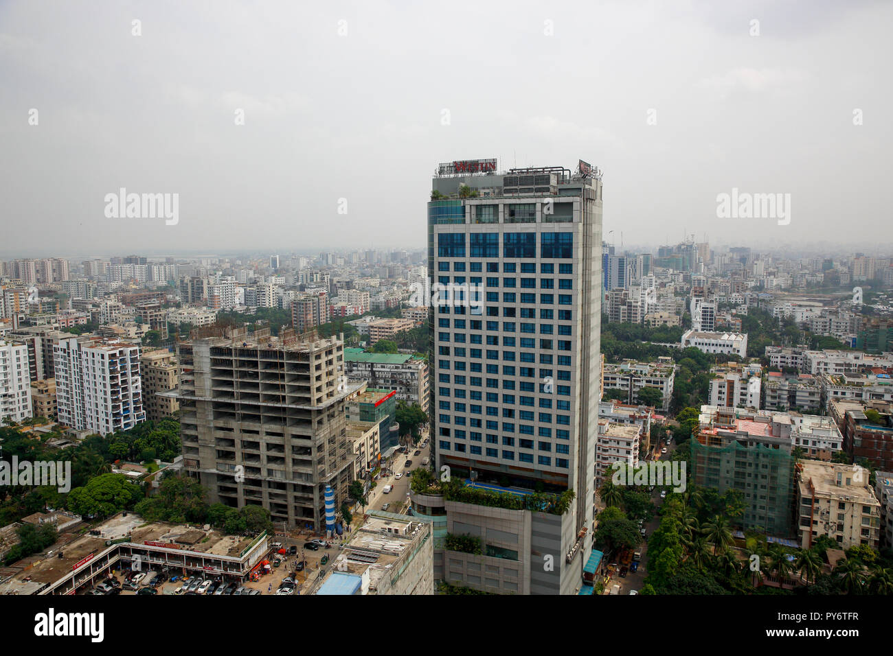 Aerial view of Gulshan area, Dhaka, Bangladesh Stock Photo - Alamy