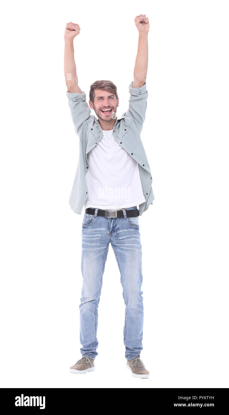 Full enthusiasm happy positive hi-res stock photography and images - Alamy