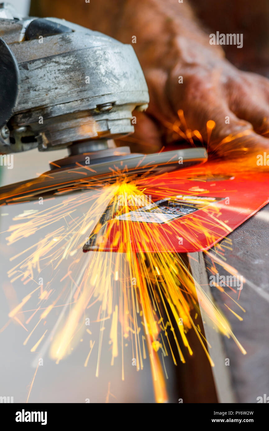 Mower blade sharpen hi-res stock photography and images - Alamy