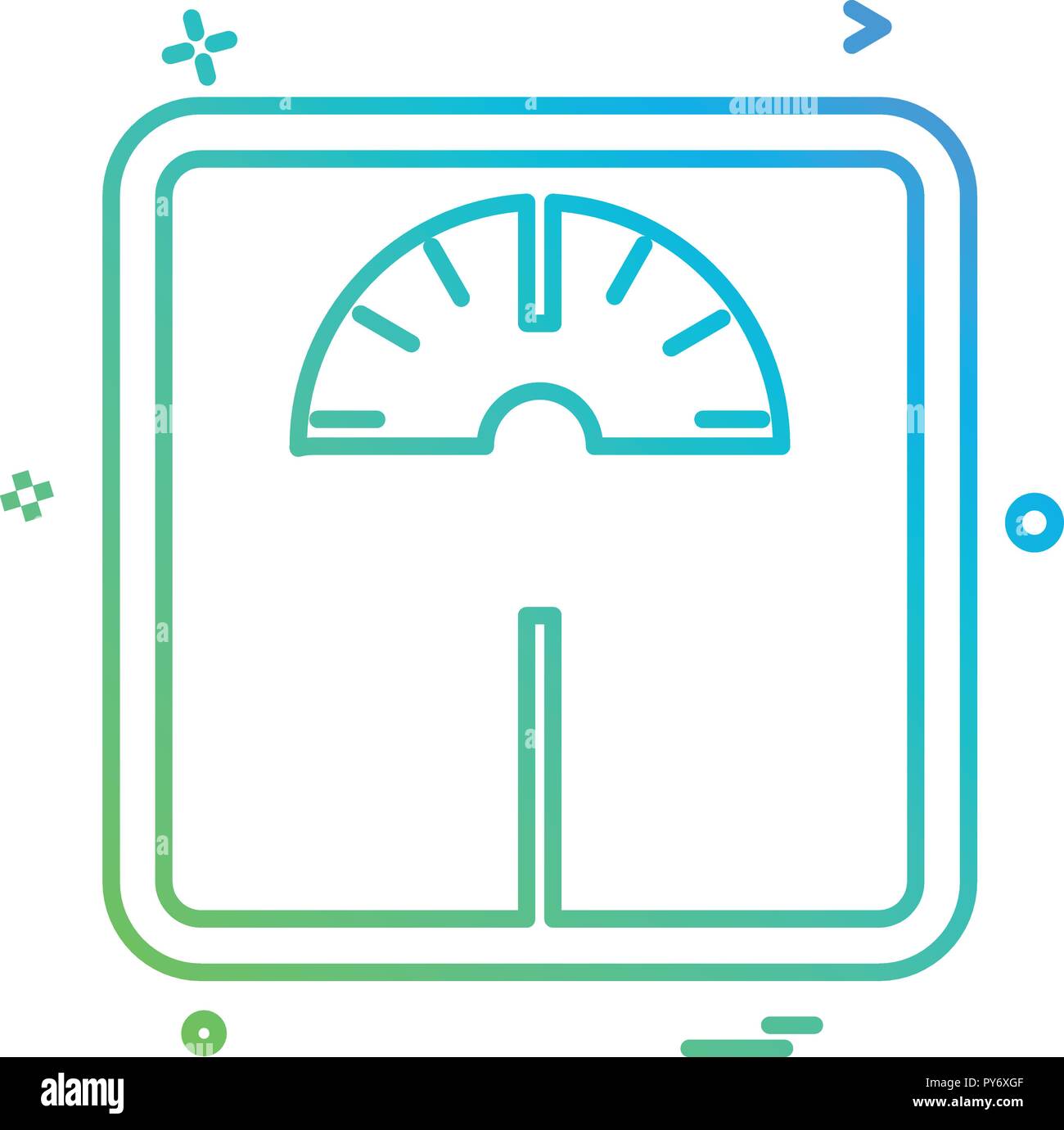 Weight machine icon design vector Stock Vector Image & Art - Alamy