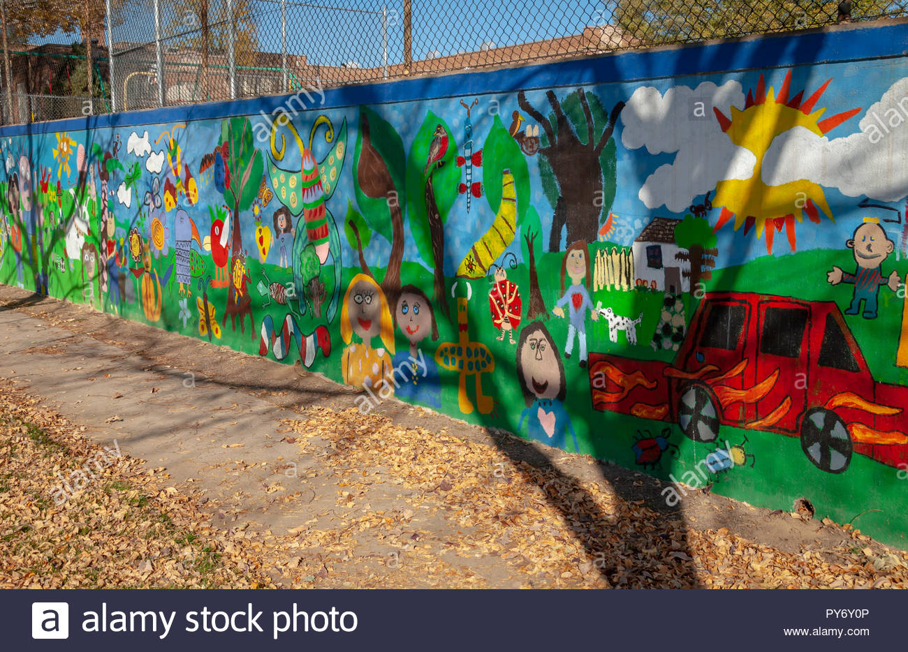 School Wall Painting Stock Photos & School Wall Painting Stock Images ...