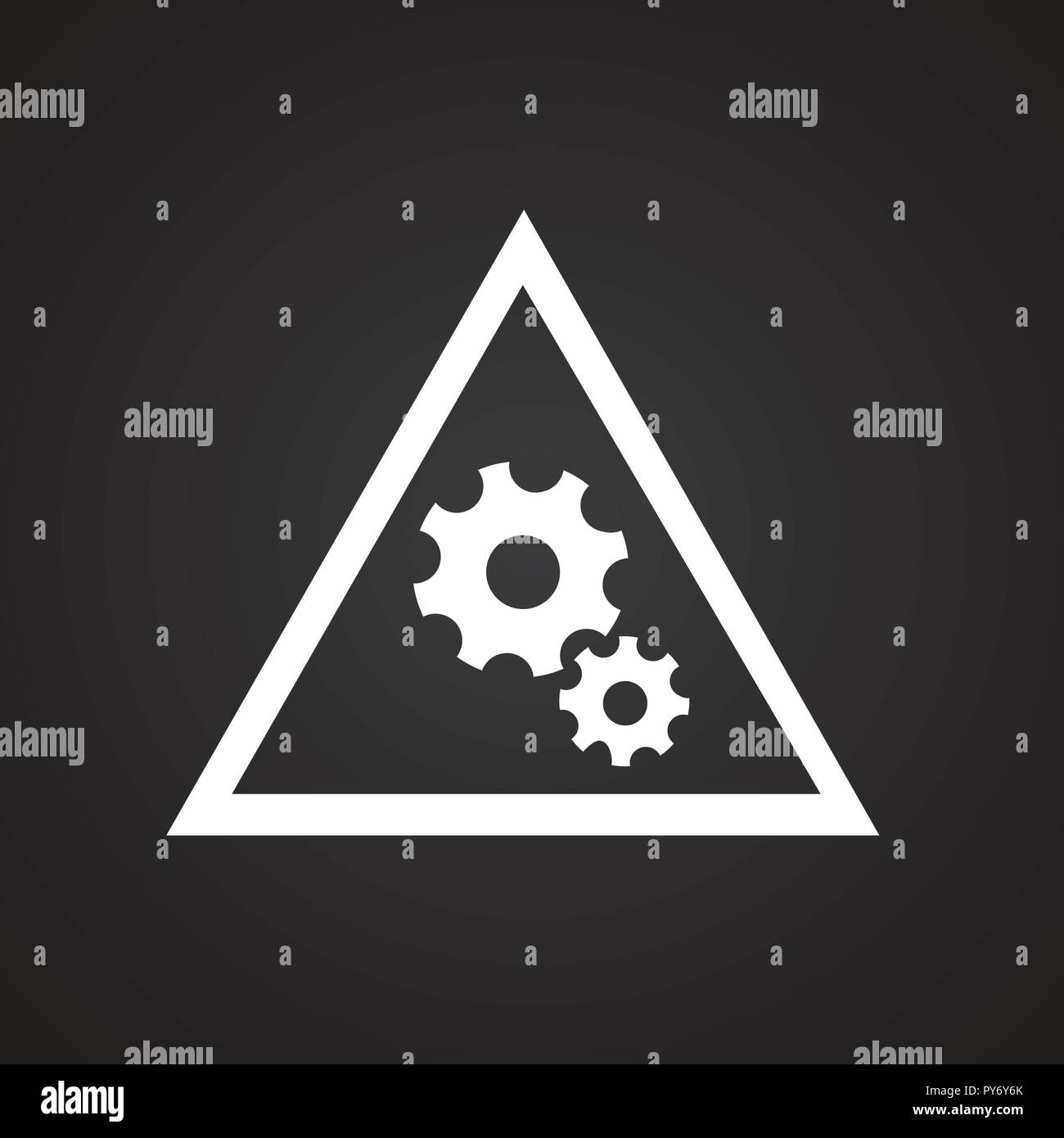 Stop button on machine Stock Vector Images - Alamy