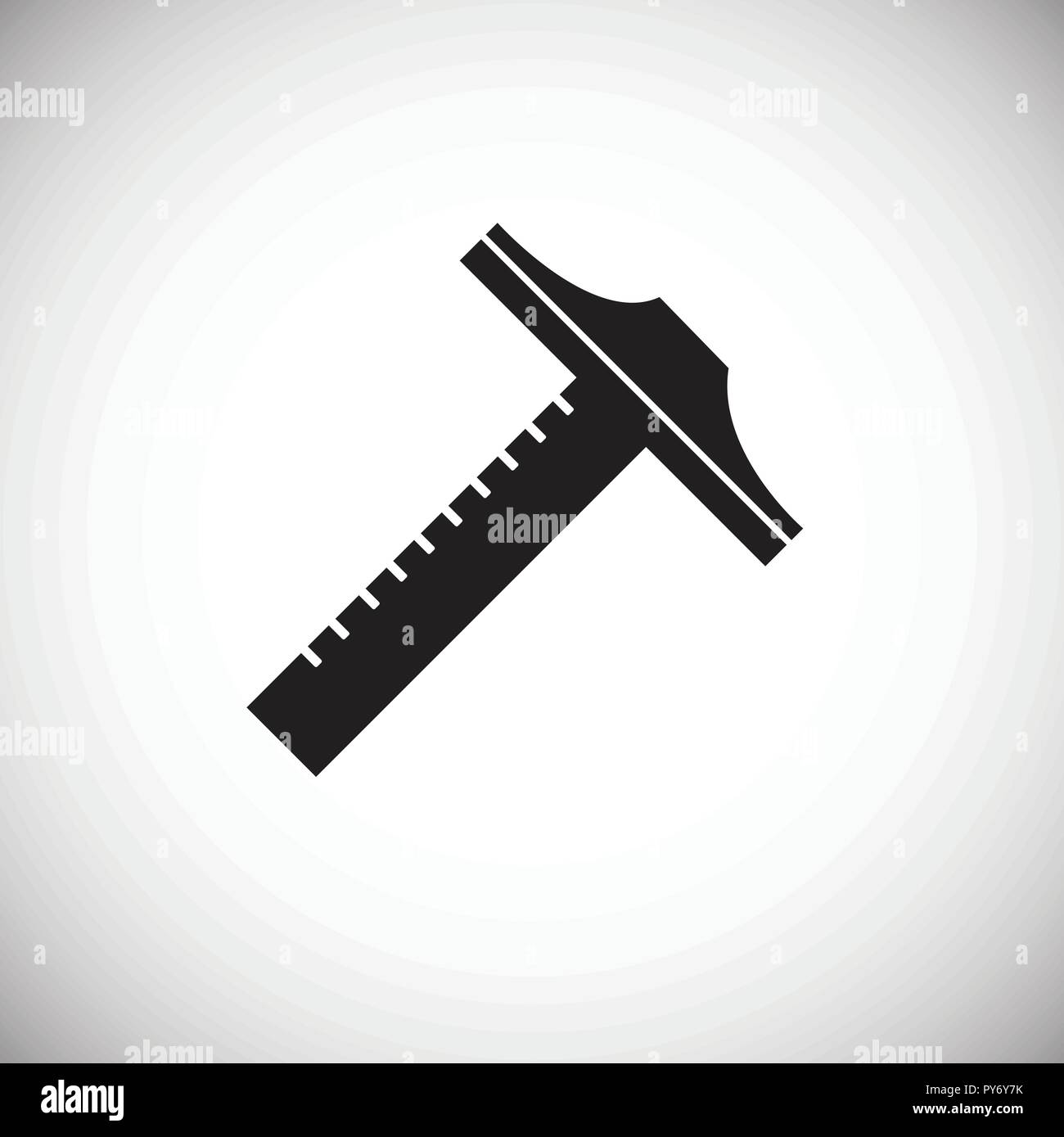 Caliper tool on white background Stock Vector Image & Art - Alamy
