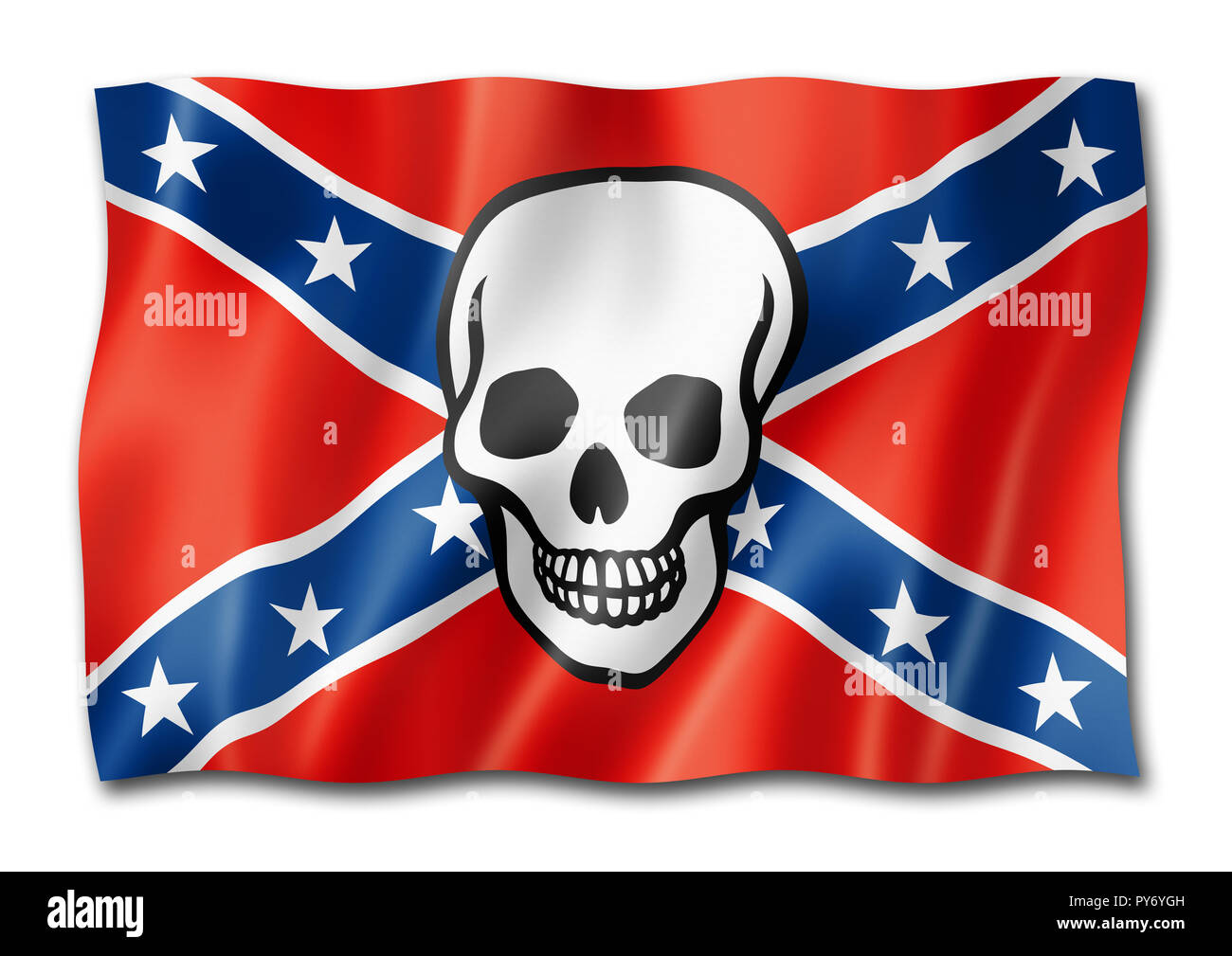 White skeleton and red flag hi-res stock photography and images - Alamy