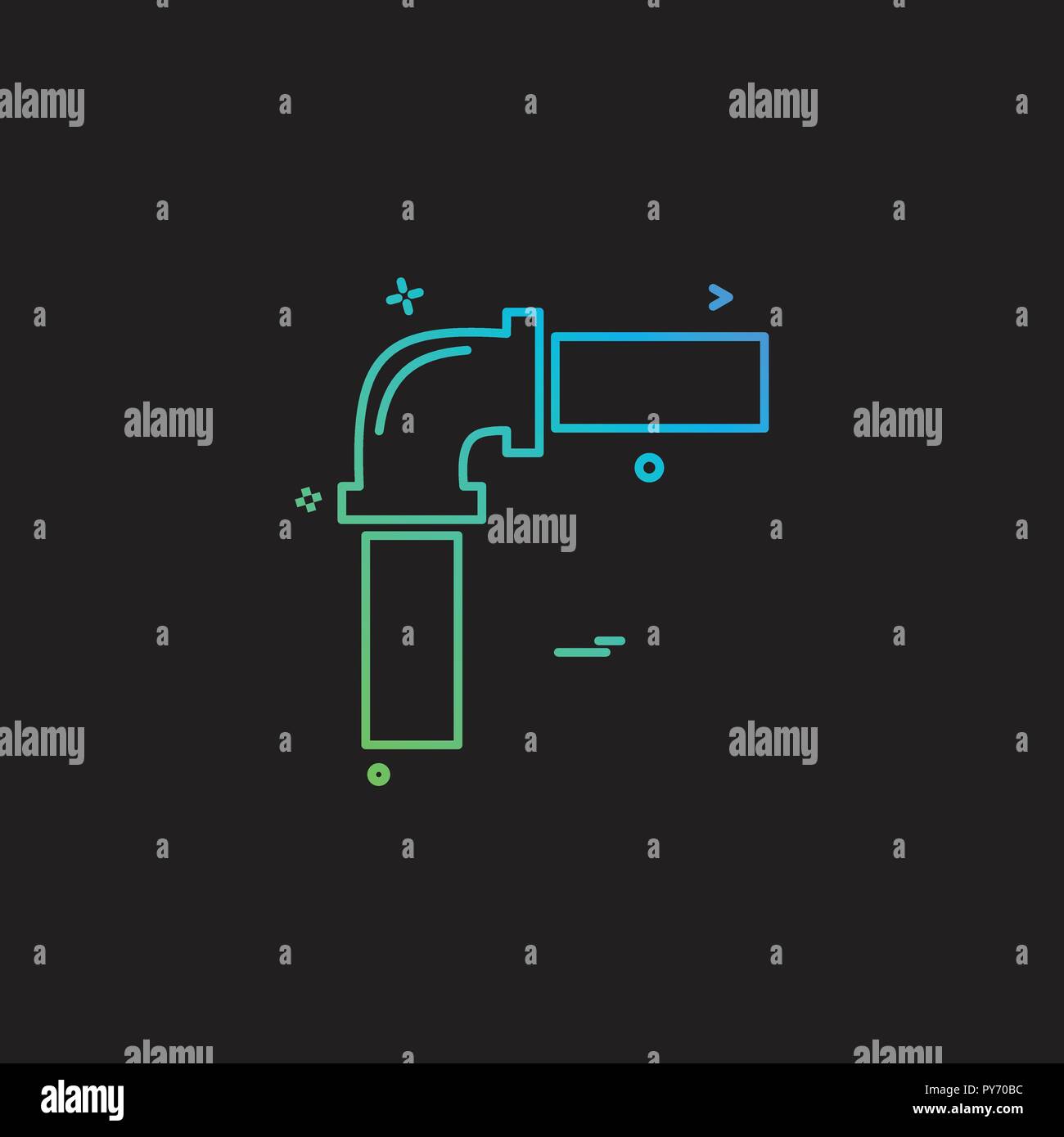 pipe labor labour water icon vector Stock Vector Image & Art - Alamy