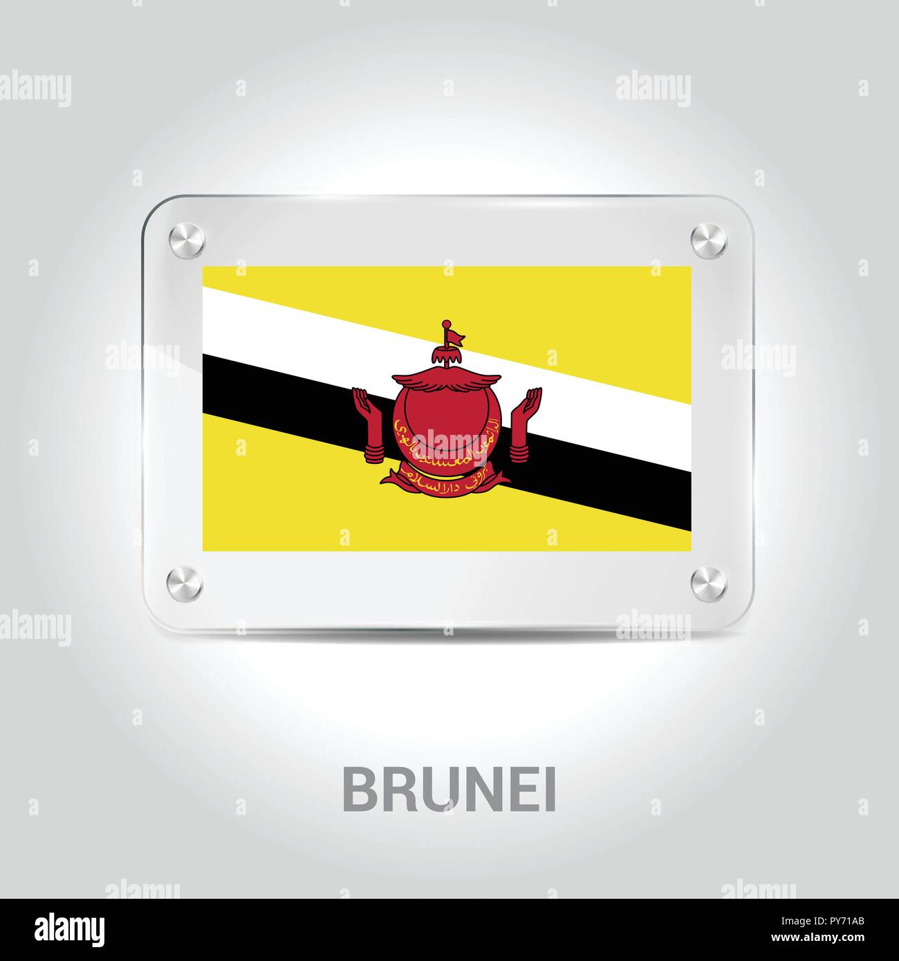 Brunei flag design vector Stock Vector Image & Art - Alamy