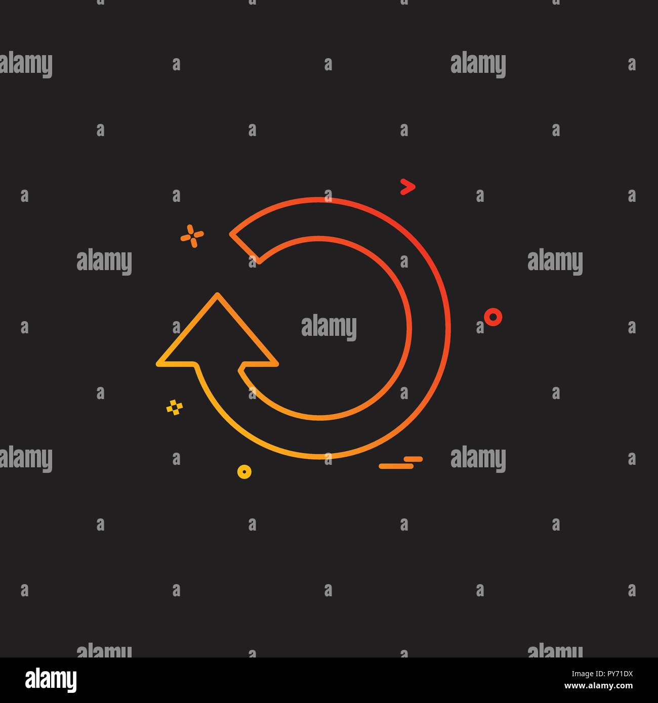 refresh restart icon vector design Stock Vector Image & Art - Alamy