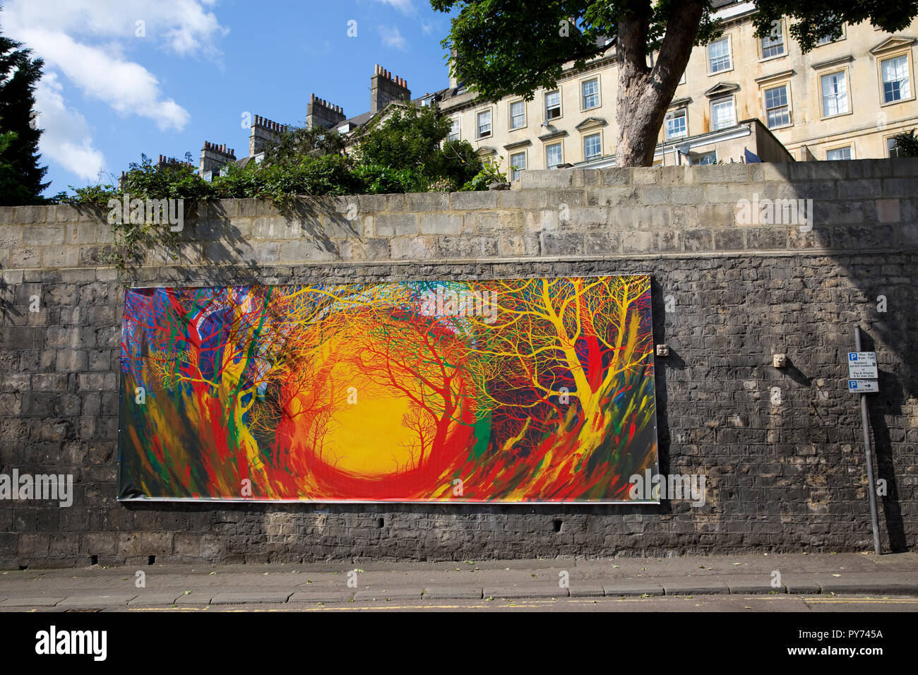 Street art, Walcot Street, Bath, Somerset Stock Photo - Alamy