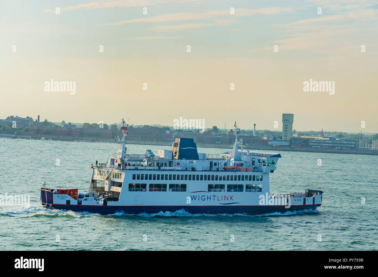 Wightlink Isle of Wight Ferries. Portsmouth Harbour. Portsmouth ...