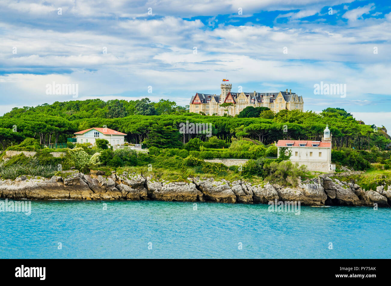 The Palacio de la Magdalena is a palace located on the Magdalena ...