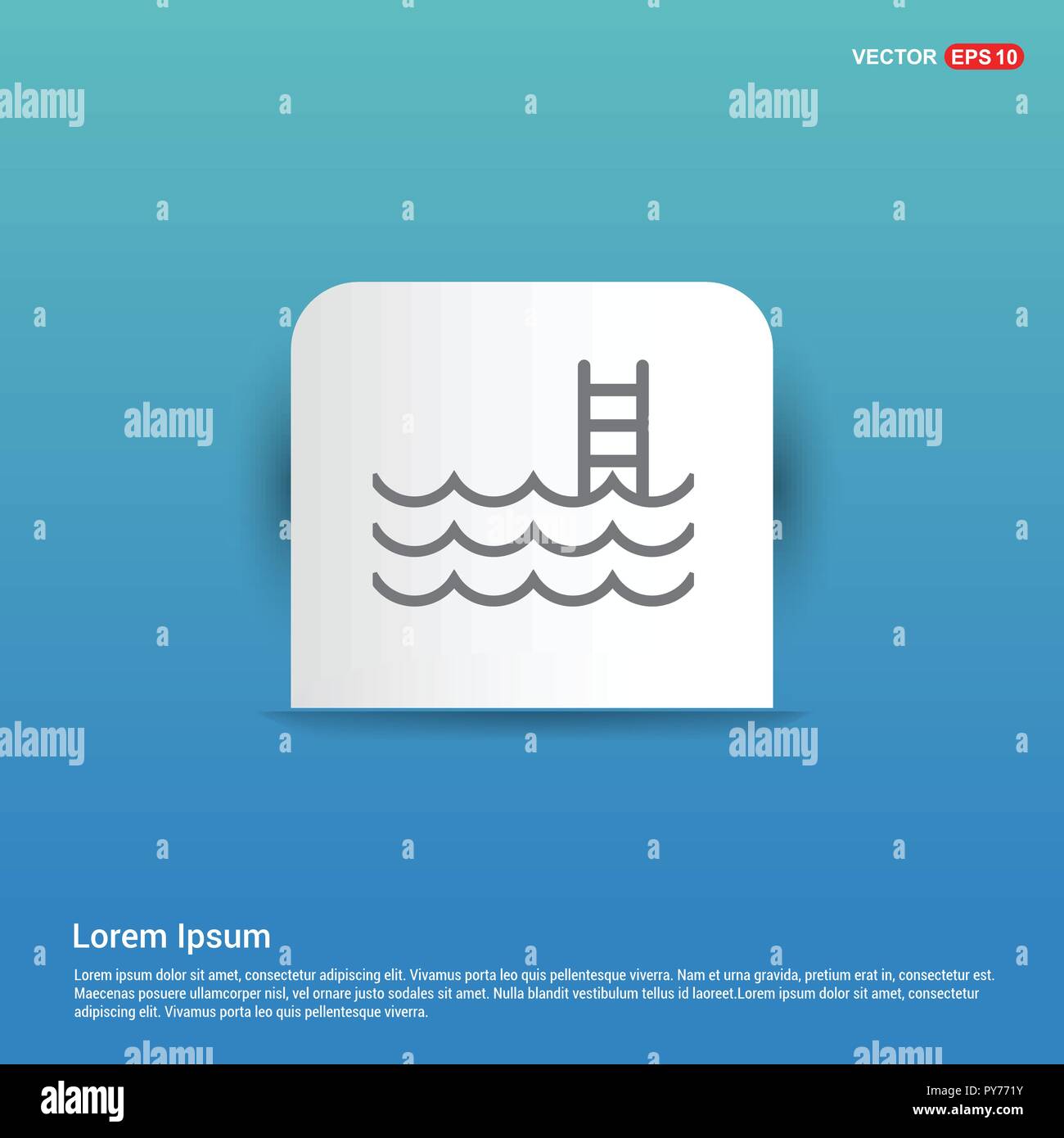 Blue pools Stock Vector Images - Alamy