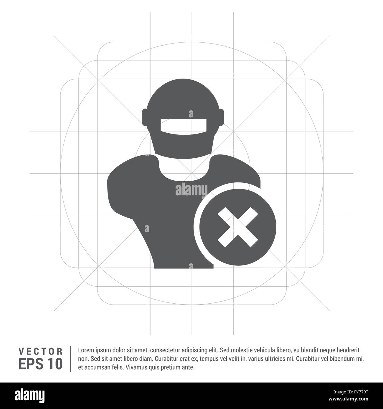 Anti theft icon vector vectors hi-res stock photography and images - Alamy