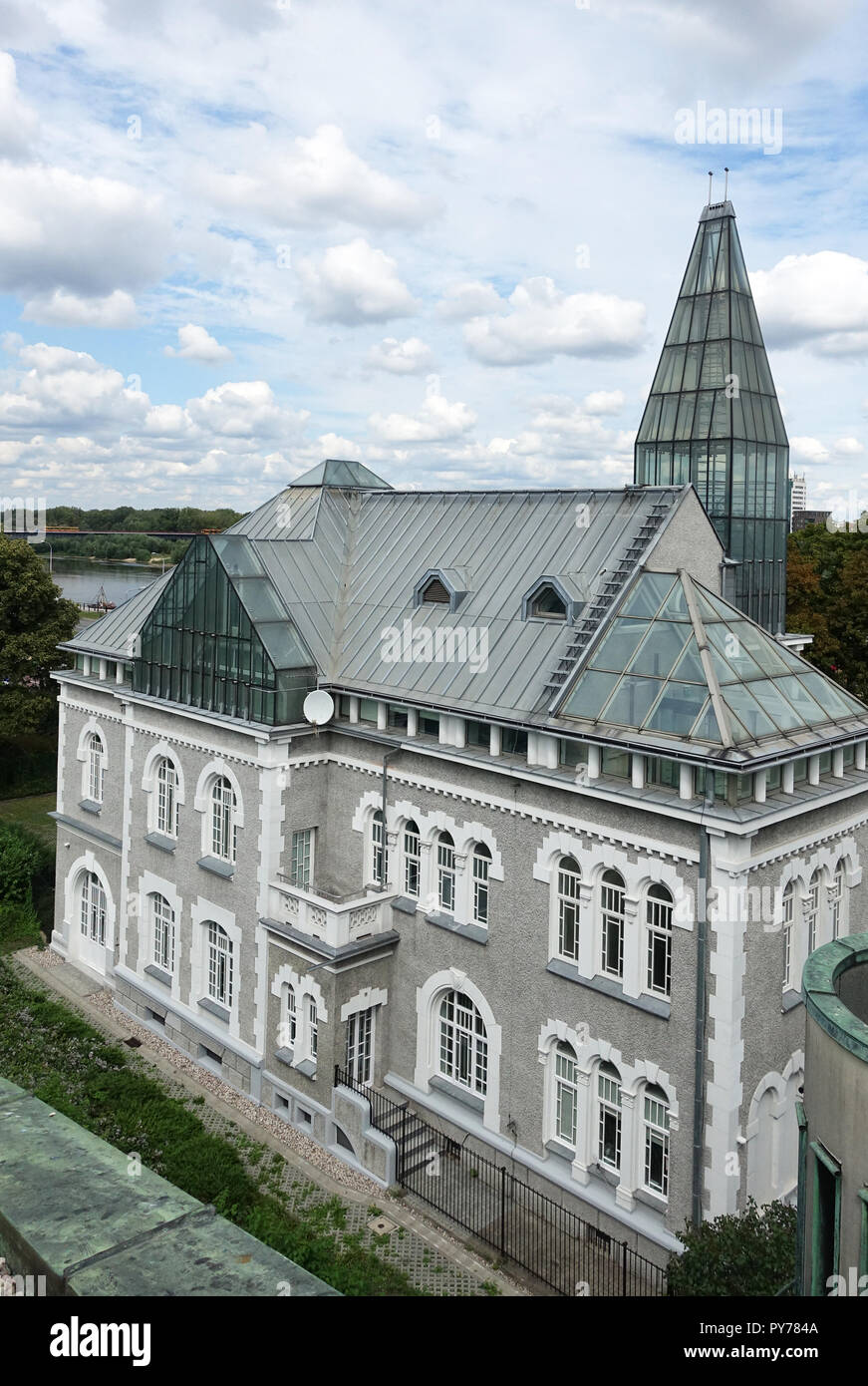Library, Warsaw Poland EU Stock Photo - Alamy