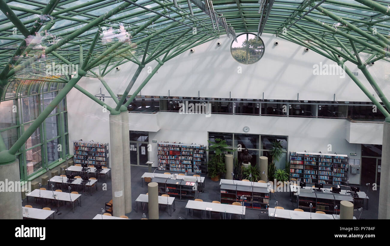 Library of the Warsaw University (BUW) Warsaw Poland EU Stock Photo - Alamy