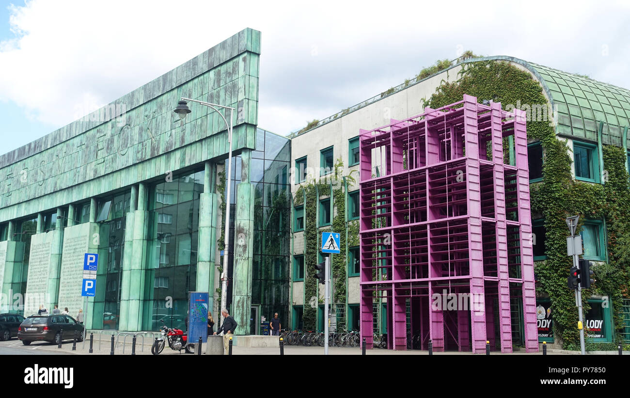 Library of the Warsaw University (BUW) Warsaw Poland EU Stock Photo - Alamy