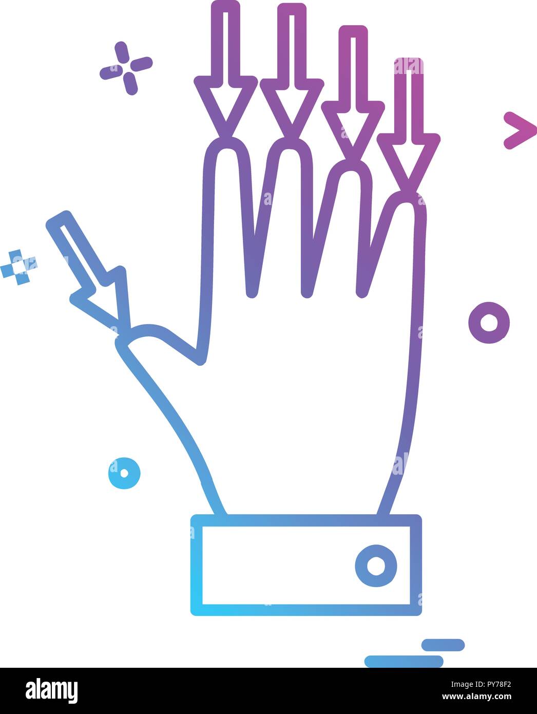 Hands icon design vector Stock Vector Image & Art - Alamy