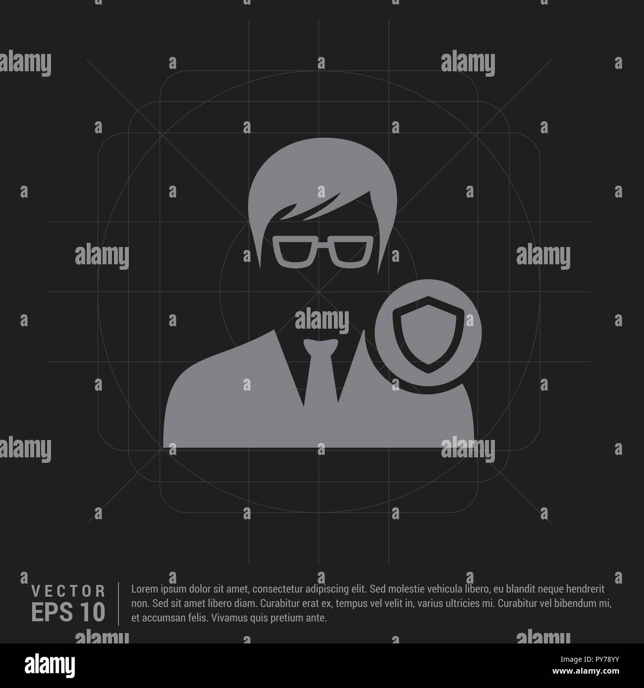 Male avatar protected Stock Vector Images - Alamy