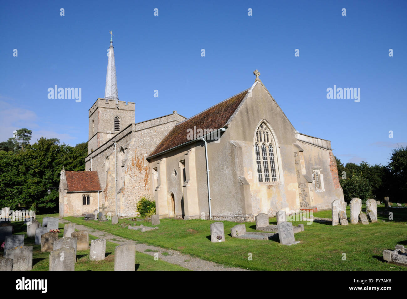 St John the Baptist Church, Cottered, Hertfordshire, dates to the ...