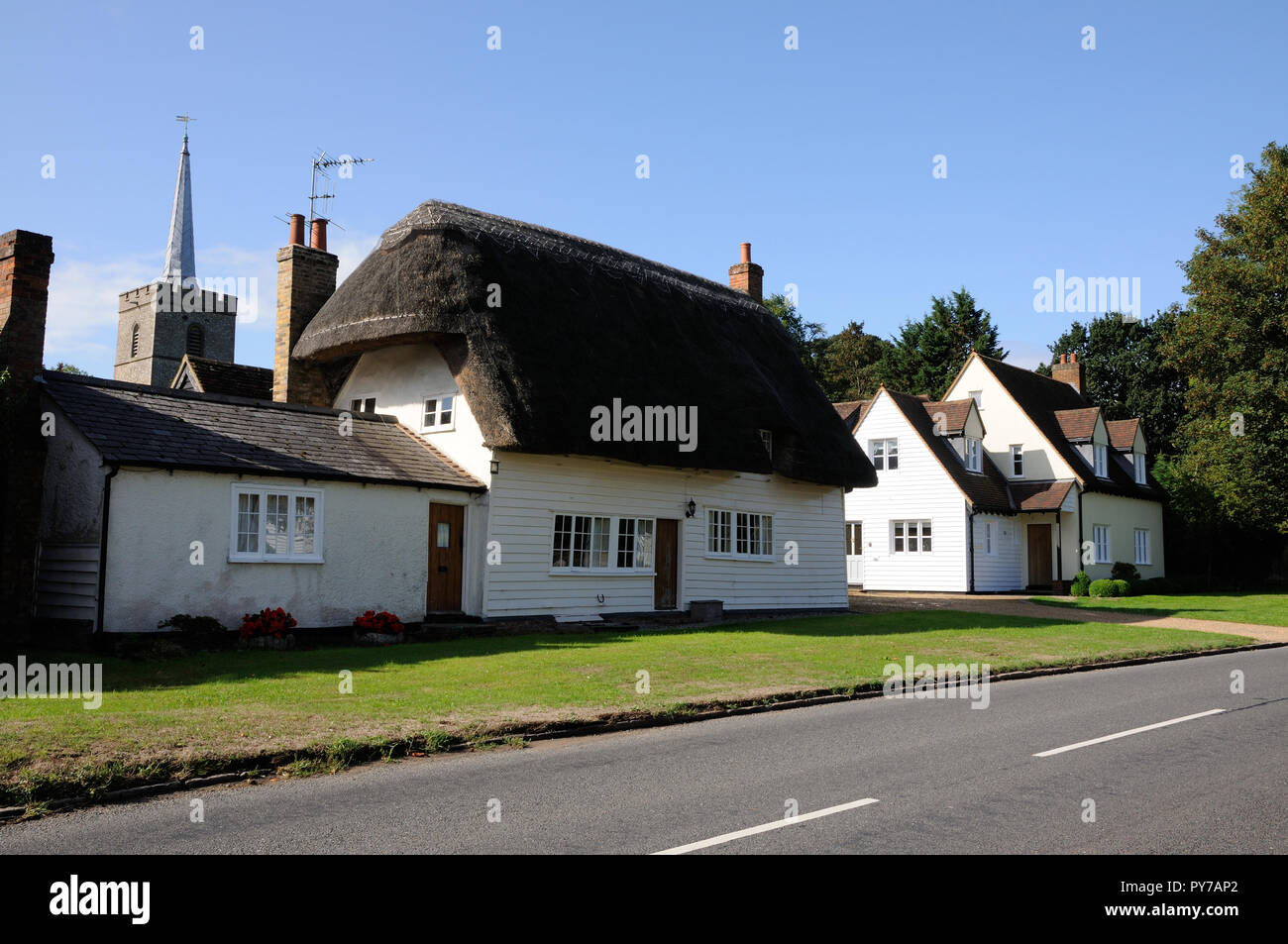 The Bell and Park House, Cottered, Hertfordshire. Formerly an inn The ...