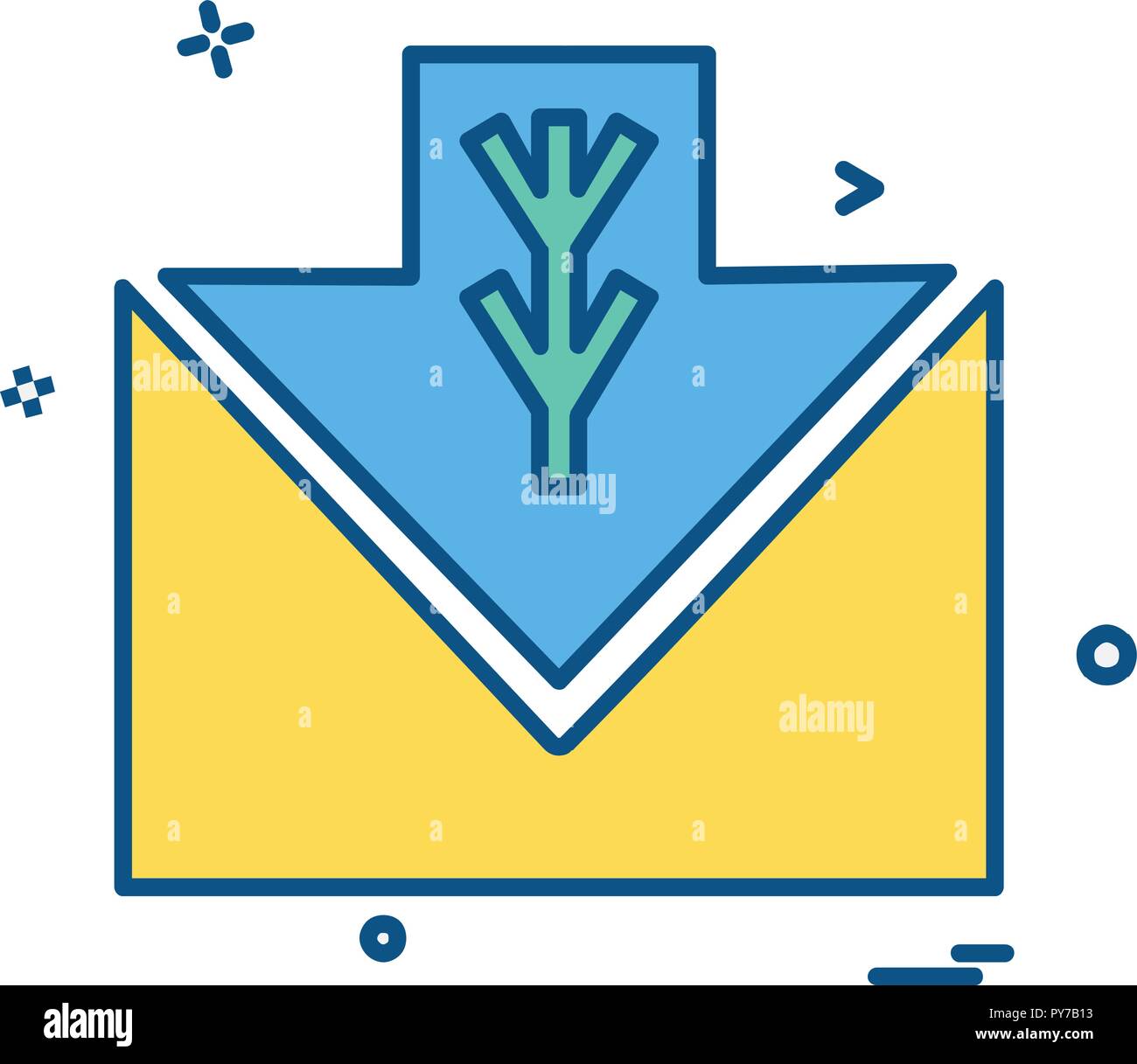 Letter icon design vector Stock Vector Image & Art - Alamy