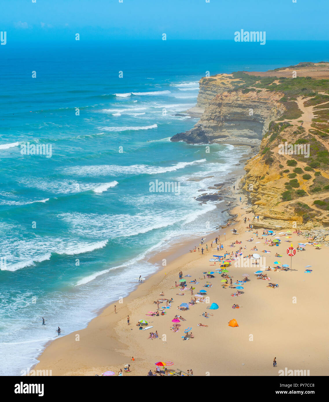 Beach sunbathing top hi-res stock photography and images - Alamy