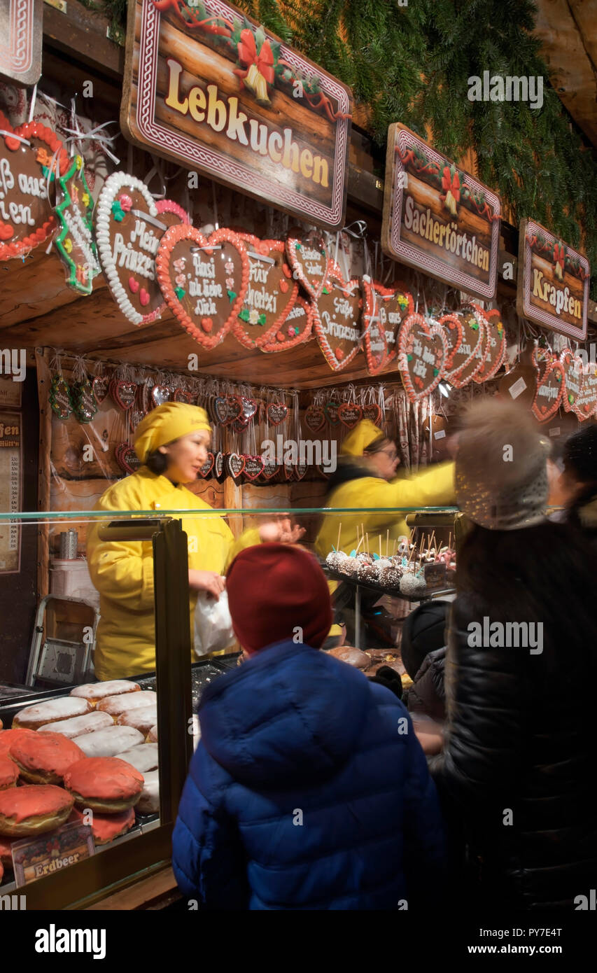 Fair in Rathauspark in Vienna. Austria Stock Photo - Alamy