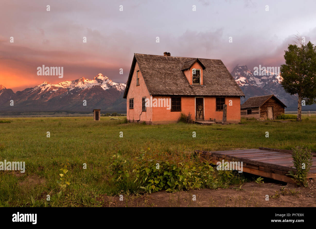 Mormon row, grand teton national park hi-res stock photography and ...