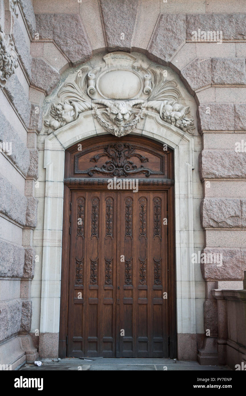 Classic design of doorway Stock Photo - Alamy