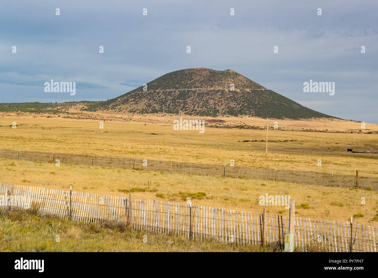 The Capulin Volcano in New Mexico Stock Photo - Alamy