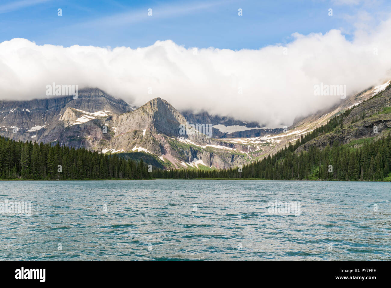 Josephine Lake, Glacier National Park, Montana Stock Photo - Alamy