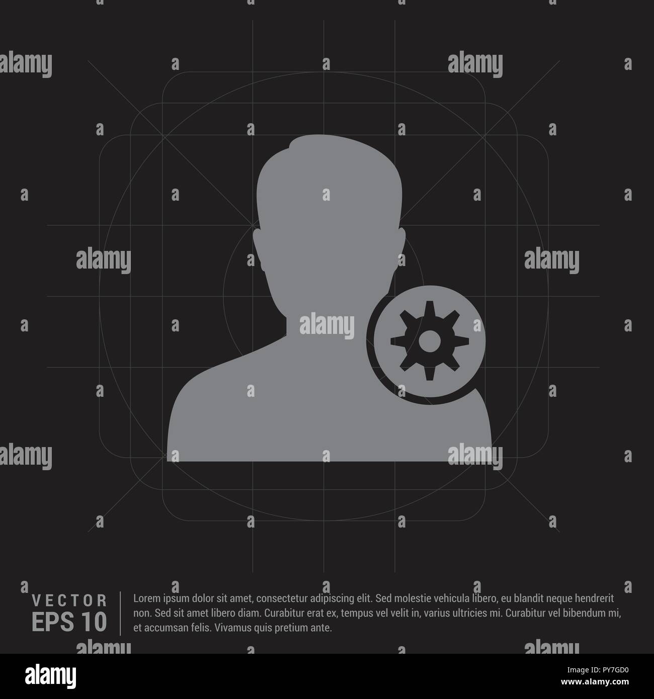 Configuration user icon Stock Vector Image & Art - Alamy