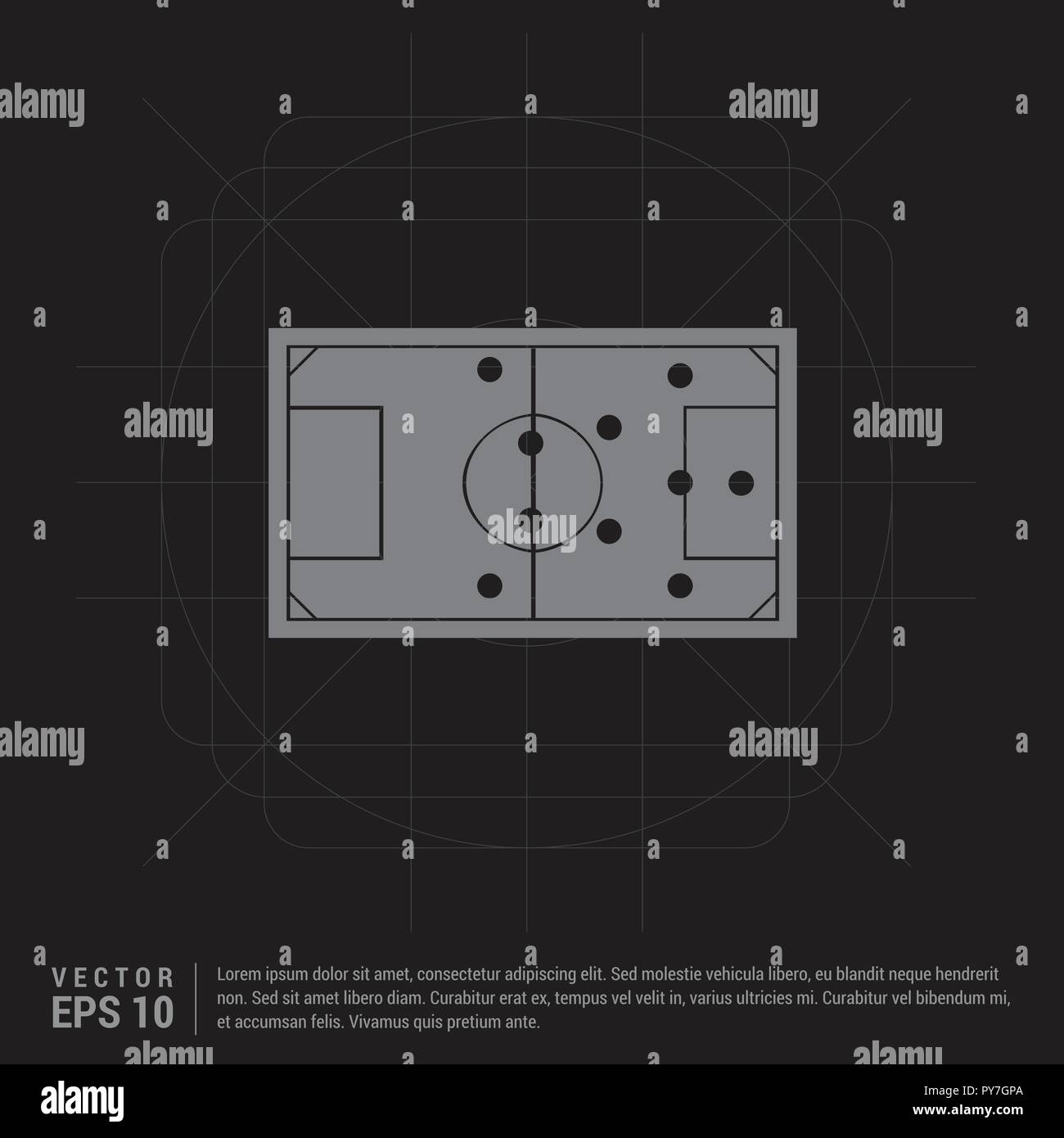 Football field icon Stock Vector Image & Art - Alamy