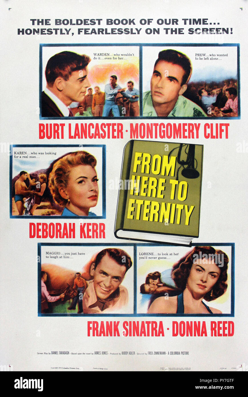 From Here To Eternity - Original Movie Poster Stock Photo - Alamy