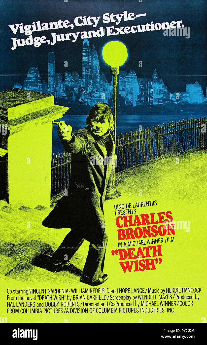 Death Wish - Original Movie Poster Stock Photo - Alamy