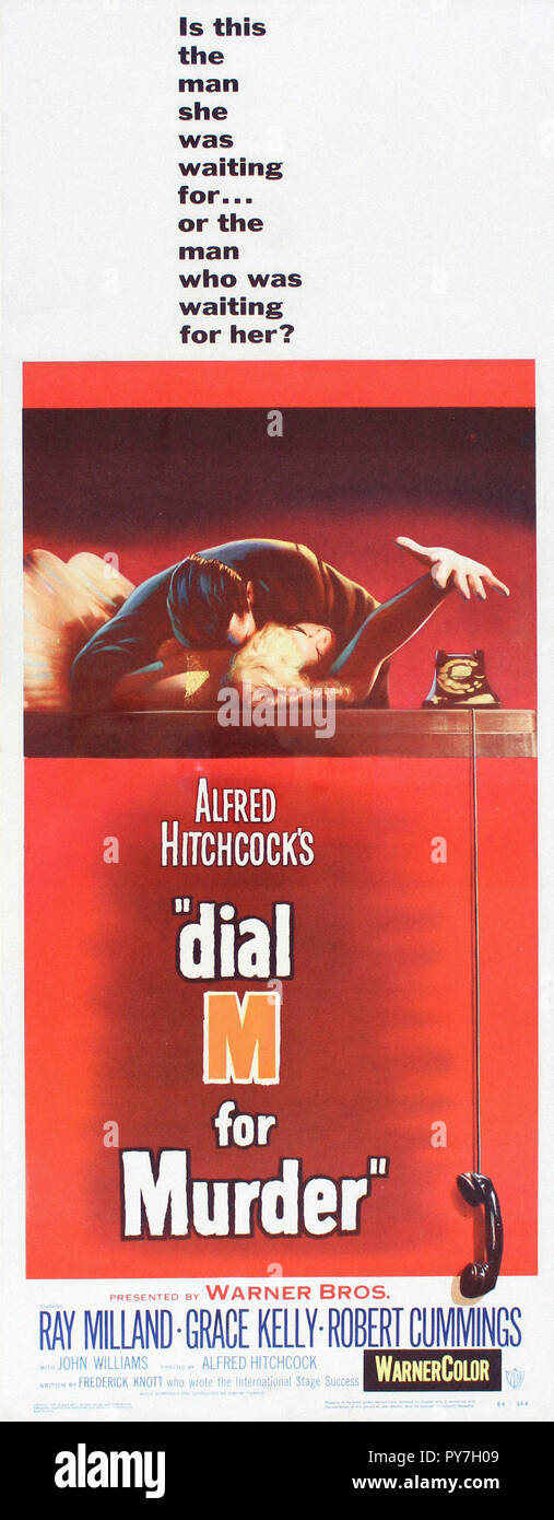 Dial M For Murder - Original Movie Poster Stock Photo - Alamy