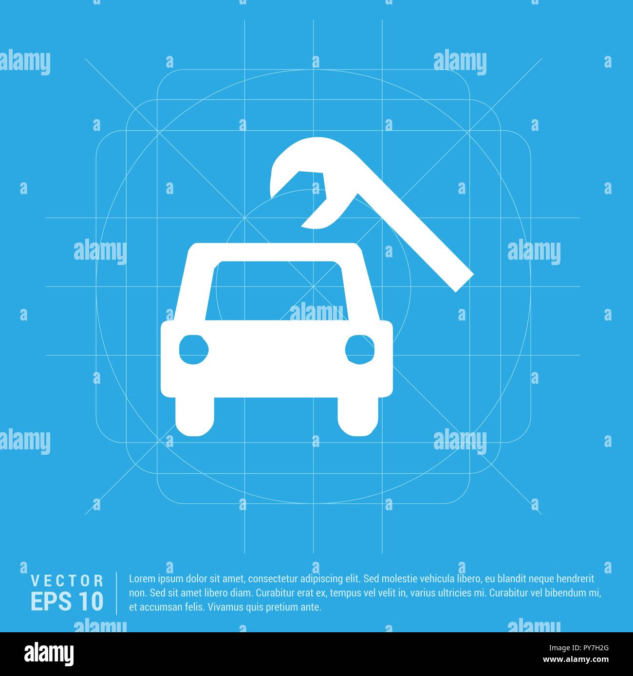 Repair Car Icon Stock Vector Image & Art - Alamy